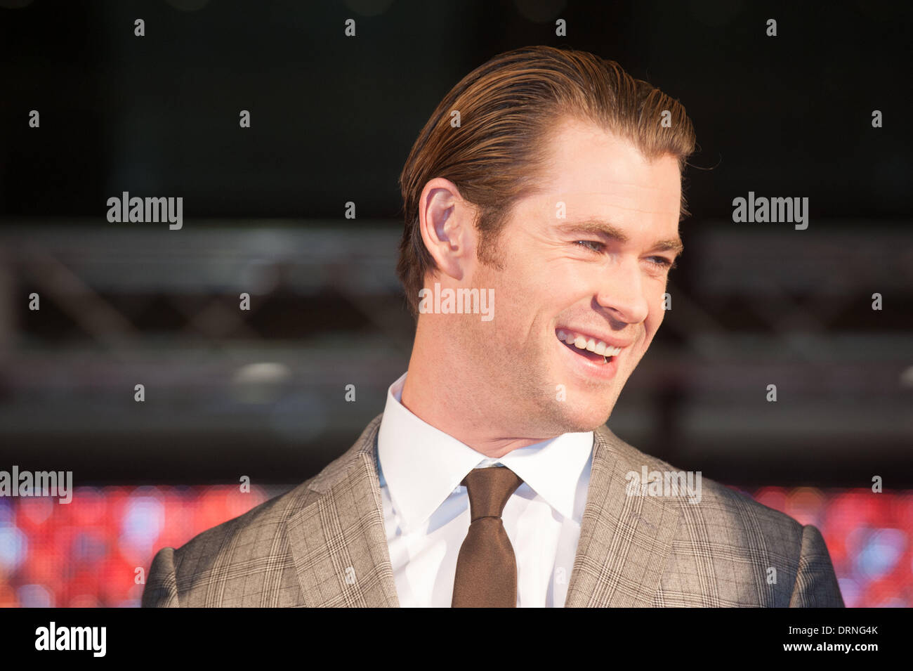 Tokyo, Japan. 30th January 2014. Chris Hemsworth appears at the Japan ...