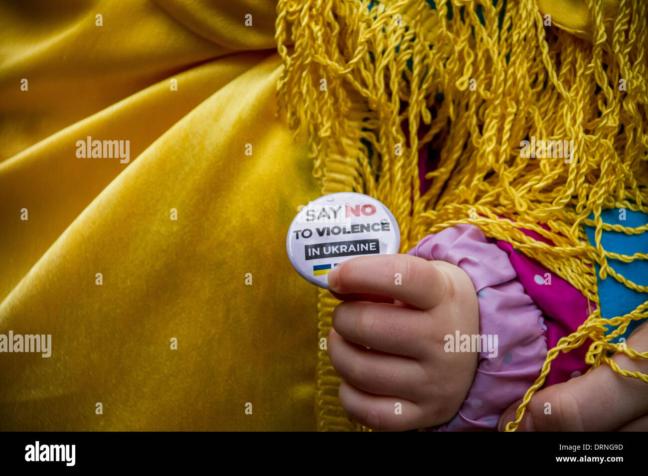 Ukrainian Euromaidan Protest on Whitehall in London Stock Photo - Alamy