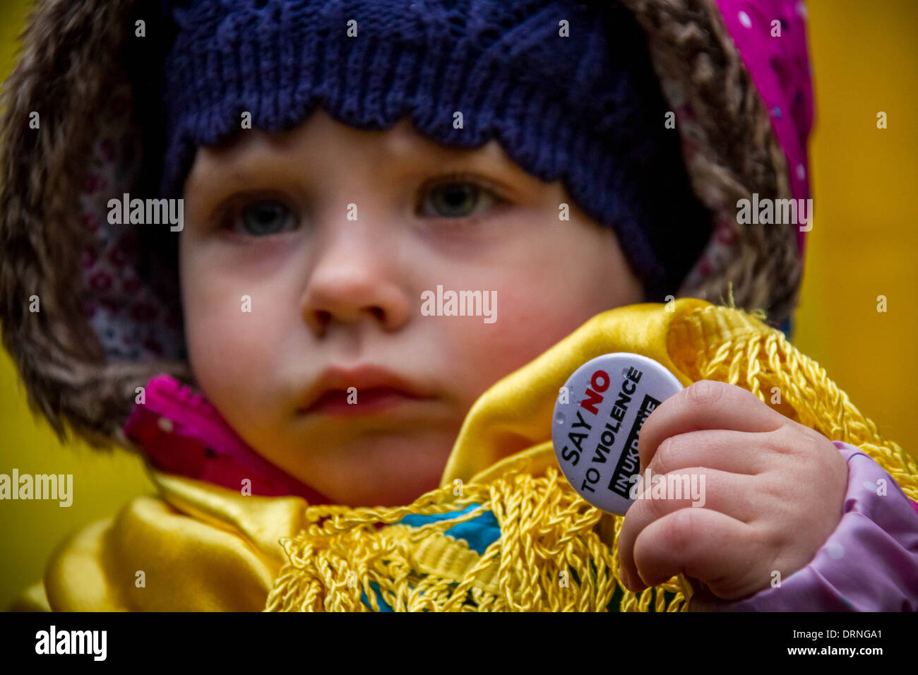 Ukrainian Euromaidan Protest on Whitehall in London Stock Photo - Alamy
