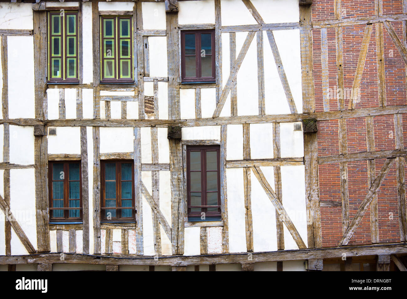 Traditional medieval timber-frame architecture at Troyes in the ...
