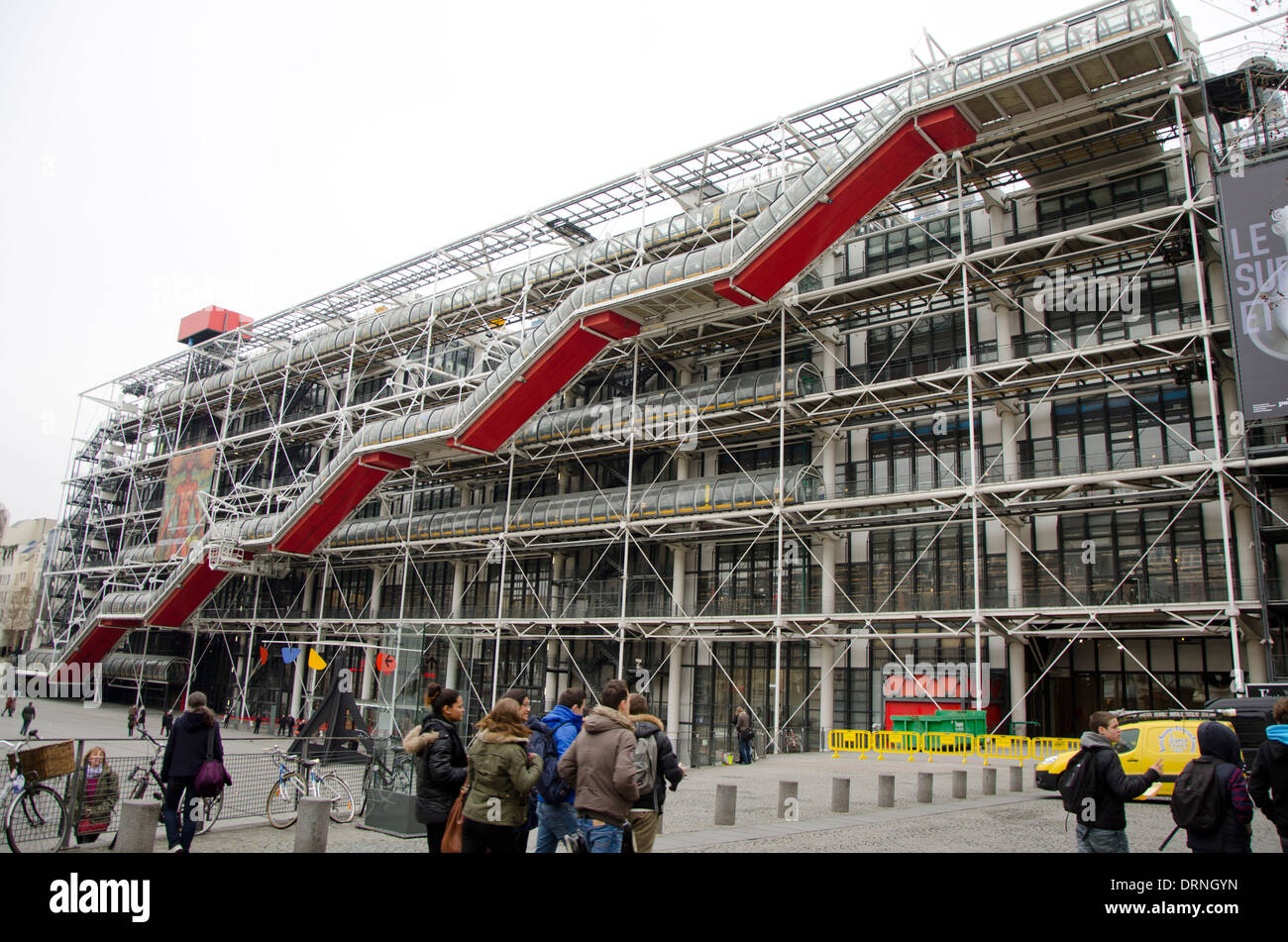Beaubourg Museum Paris Stock Photos & Beaubourg Museum Paris Stock ...