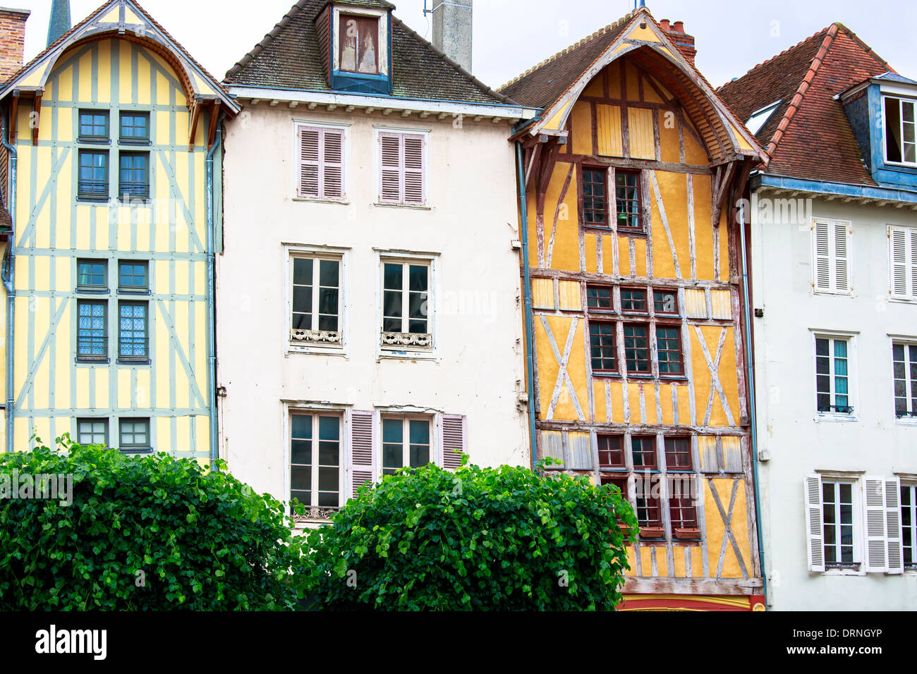 Traditional medieval timber-frame architecture at Troyes in the ...