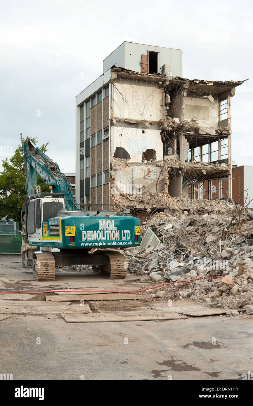 Town Council Offices, Demolition, Billingham Regeneration, Cleveland ...