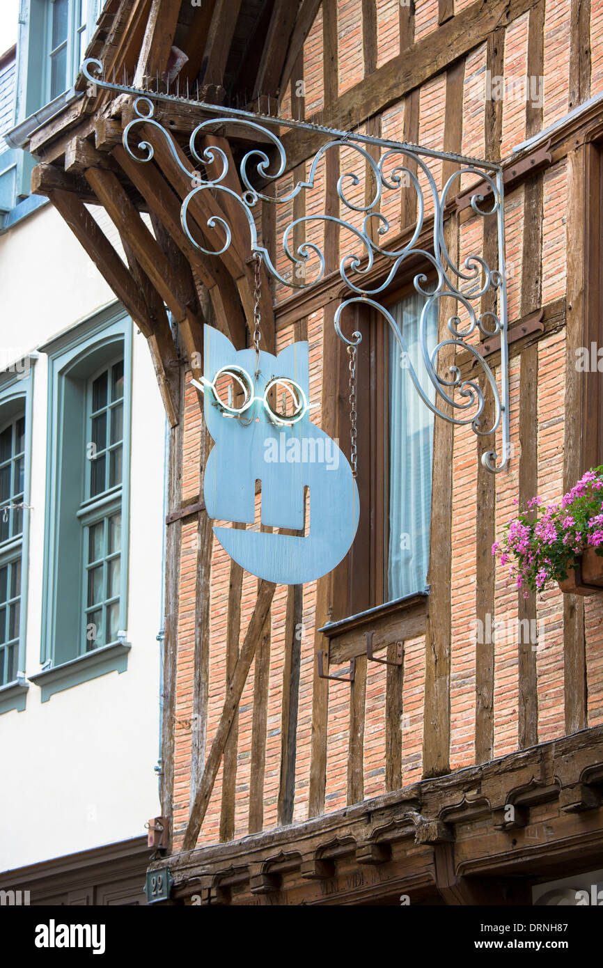 Traditional medieval timber-frame architecture at Troyes in the ...