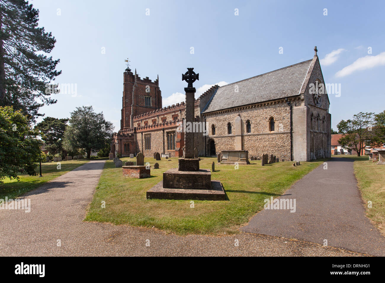 St Nicholas Church, Castle Hedingham, Essex England Stock Photo - Alamy