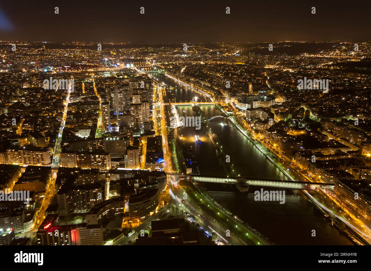 Paris france at night hi-res stock photography and images - Alamy