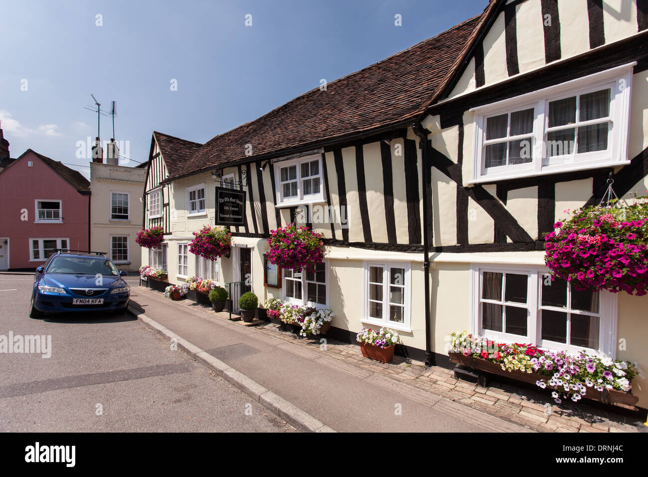 The Old Moot House in Castle Hedingham, Essex England Stock Photo - Alamy