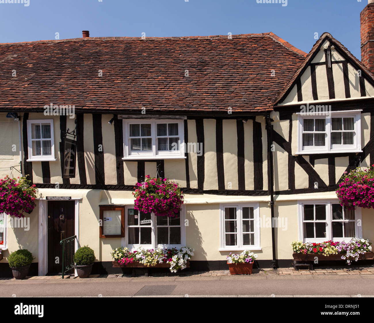The Old Moot House in Castle Hedingham, Essex England Stock Photo - Alamy