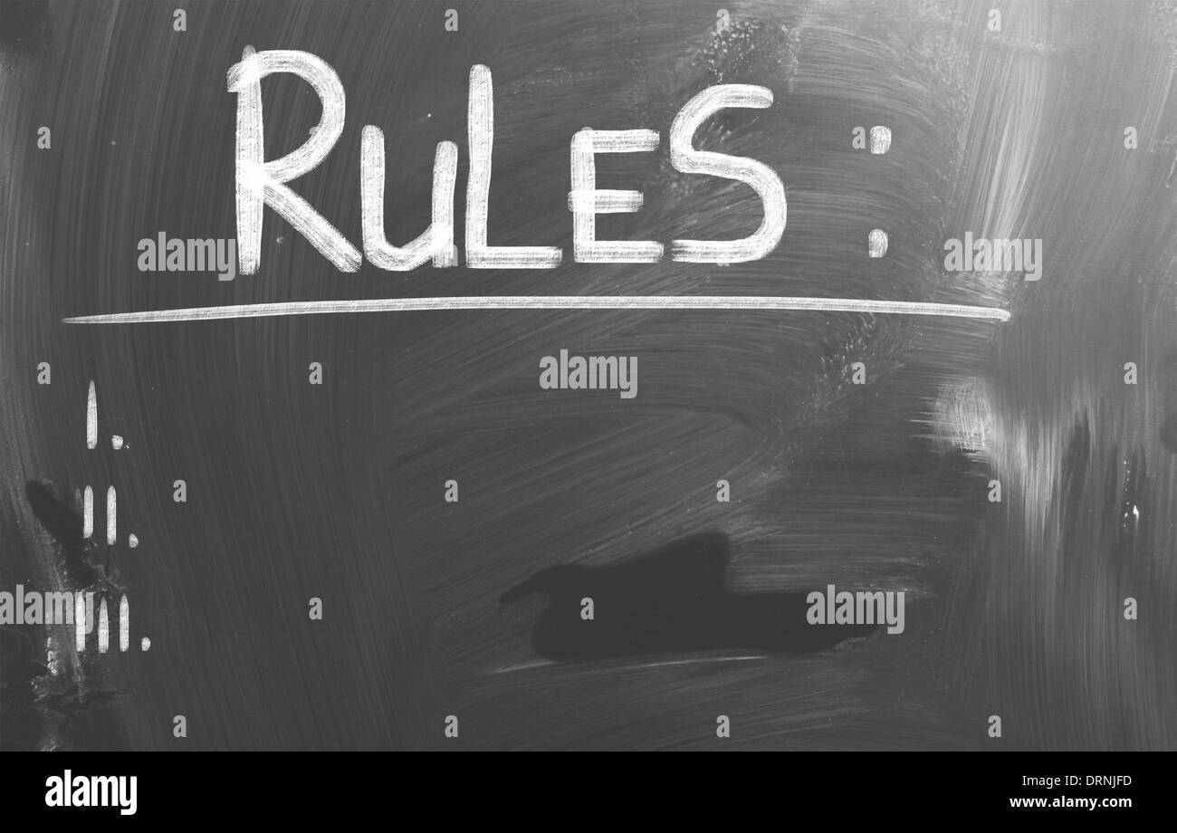 Know the rules Black and White Stock Photos & Images - Alamy