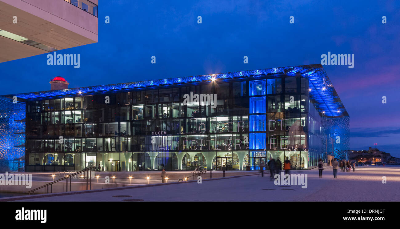 One of the three MuCEM buildings, The Museum of European and ...