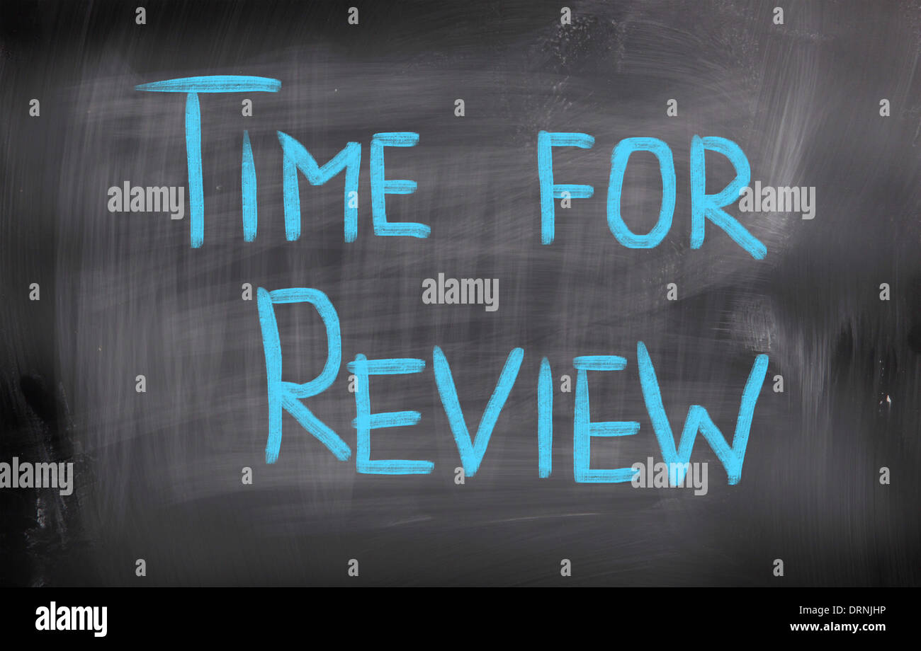 Time review hi-res stock photography and images - Alamy