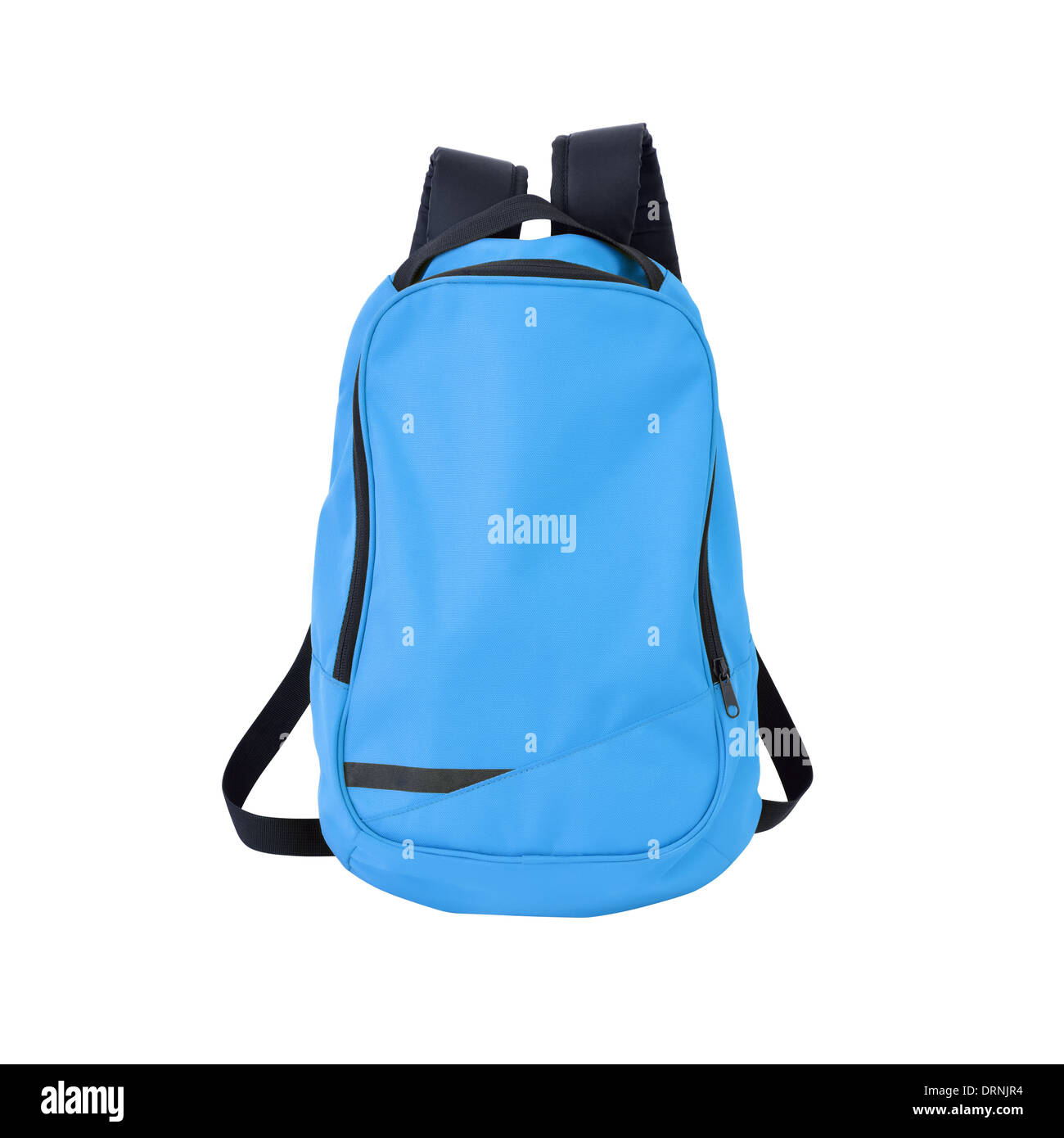 A high-resolution image of an isolated blue-colored rucksack on white ...