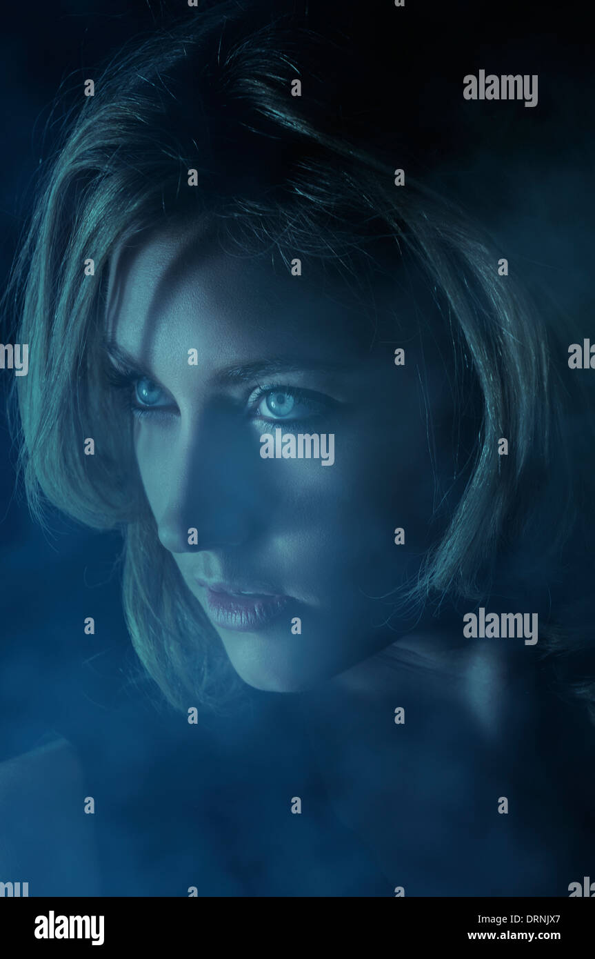 Beautiful women in mist hi-res stock photography and images - Alamy