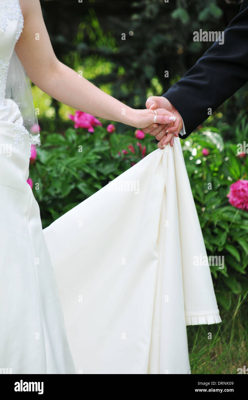 Wedding album - bride and groom Stock Photo - Alamy
