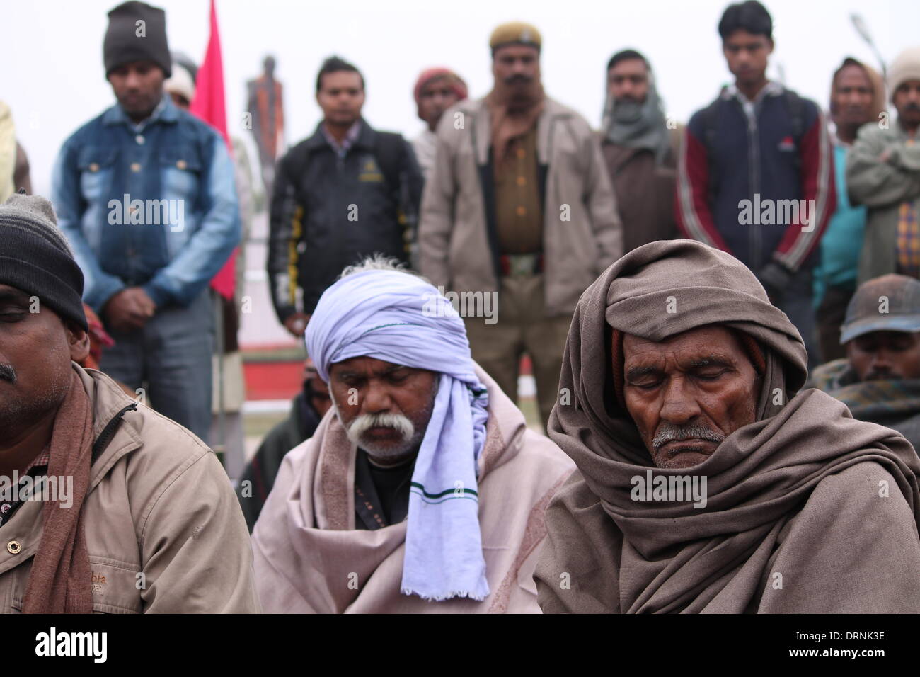 Gandhi Maidan, Patna, Bihar, India, 30th January 2014. Bihari people ...