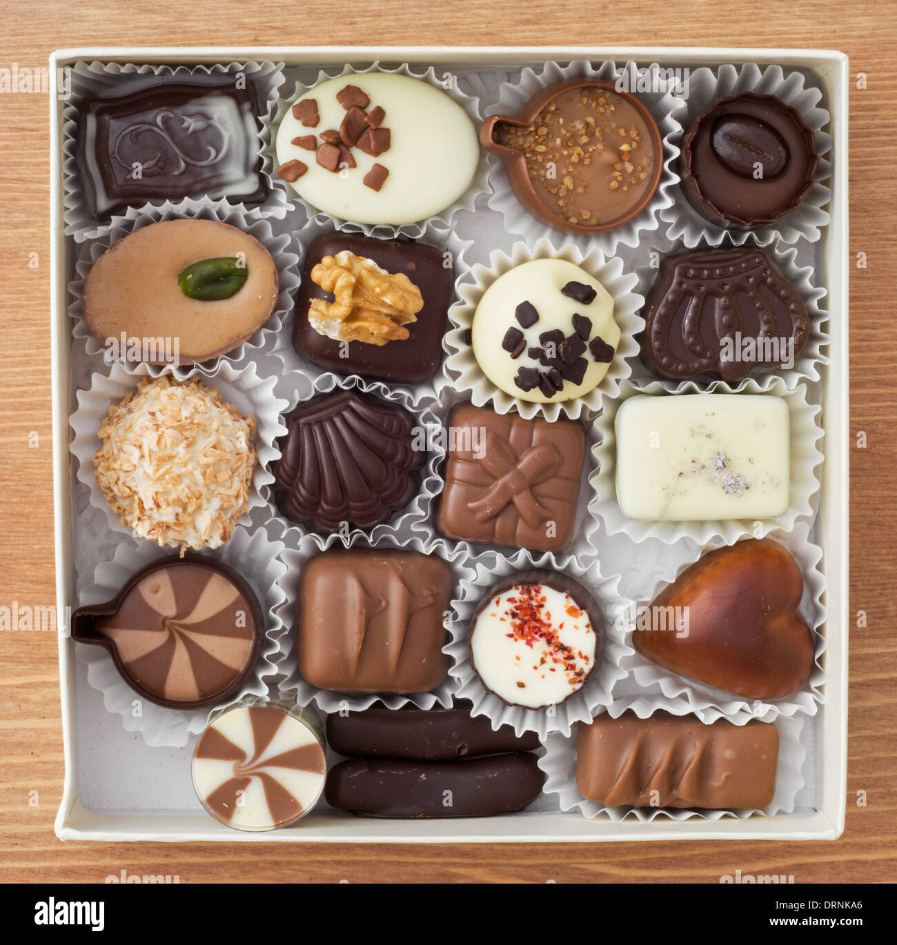 Pralines in a box hi-res stock photography and images - Alamy