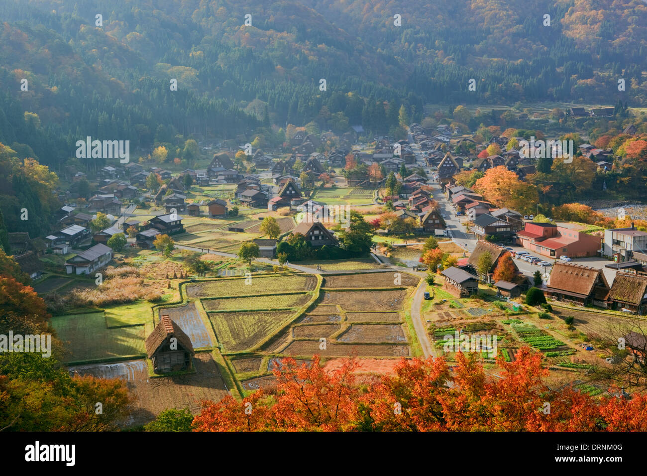 World Heritage Shirakawa-go in Gokayama area Stock Photo - Alamy