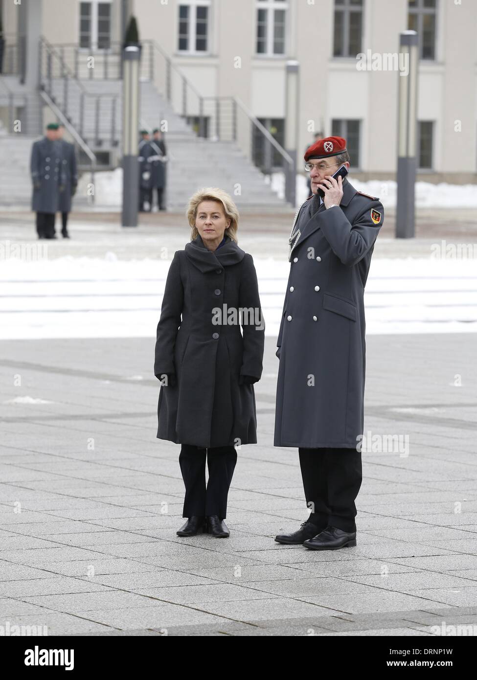 Berlin, Germany. 30th Jan, 2014. Ursula von der Leyen (CDU), Minister ...