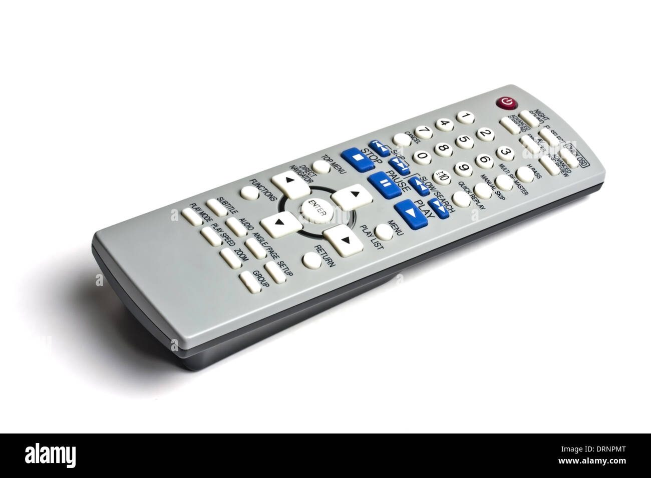 TV remote control isolated on white Stock Photo - Alamy