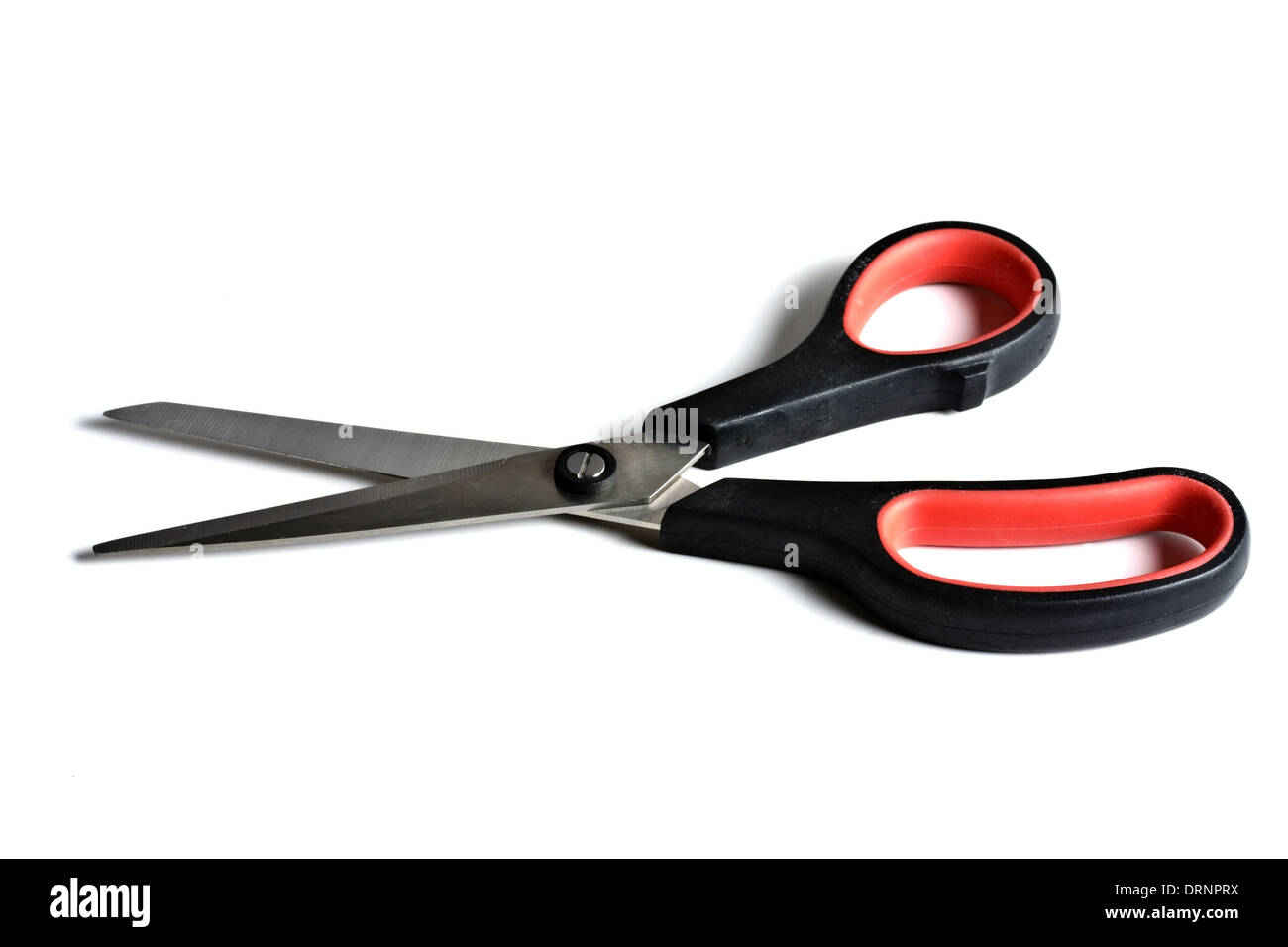 Black scissors isolated on white Stock Photo - Alamy