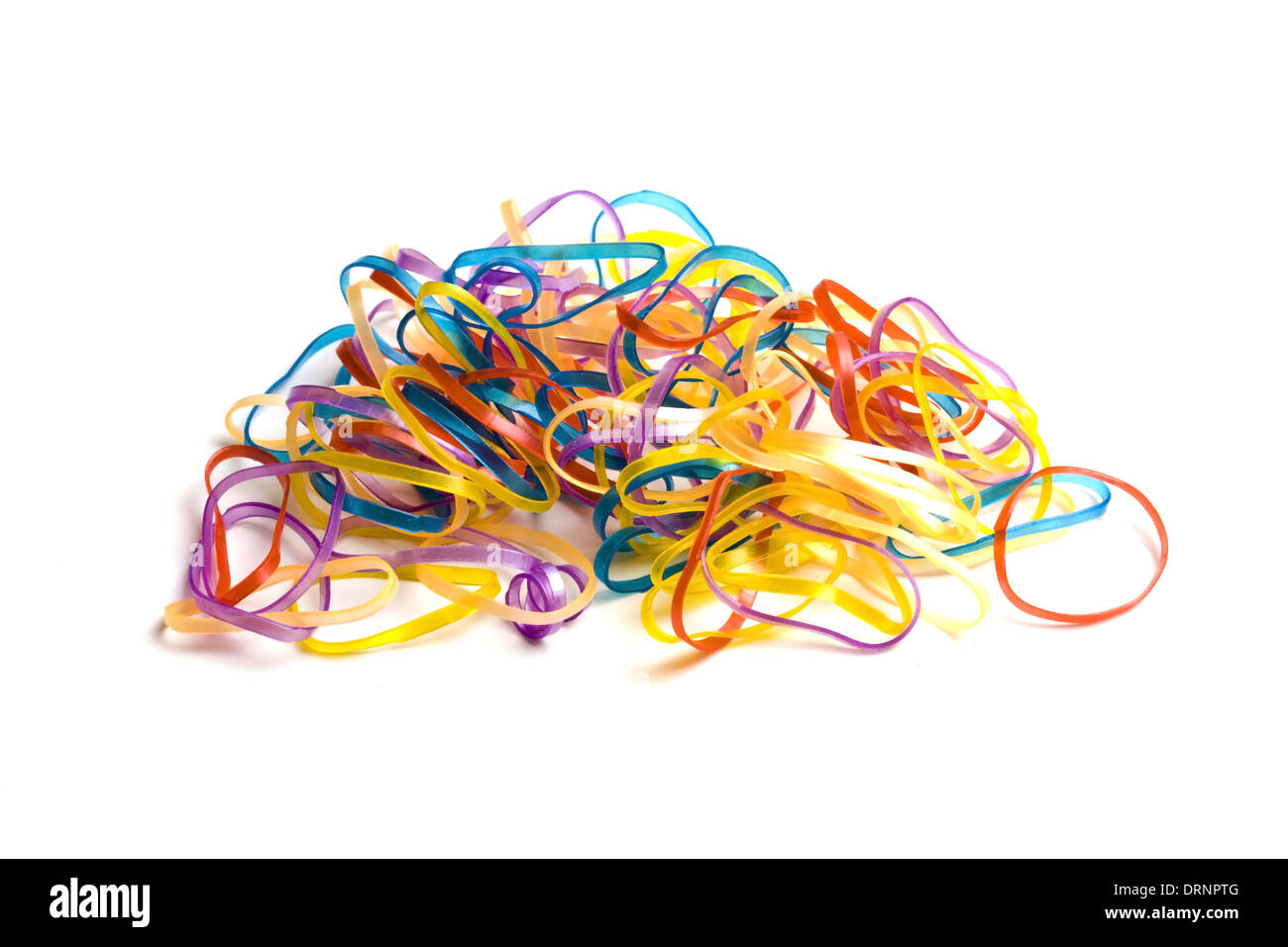 Many colorful rubber bands Stock Photo - Alamy