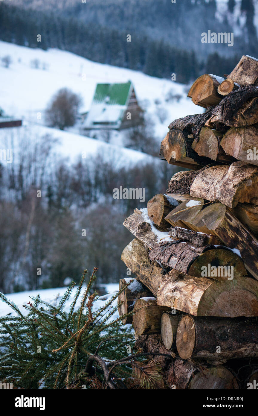 A log pile hi-res stock photography and images - Alamy