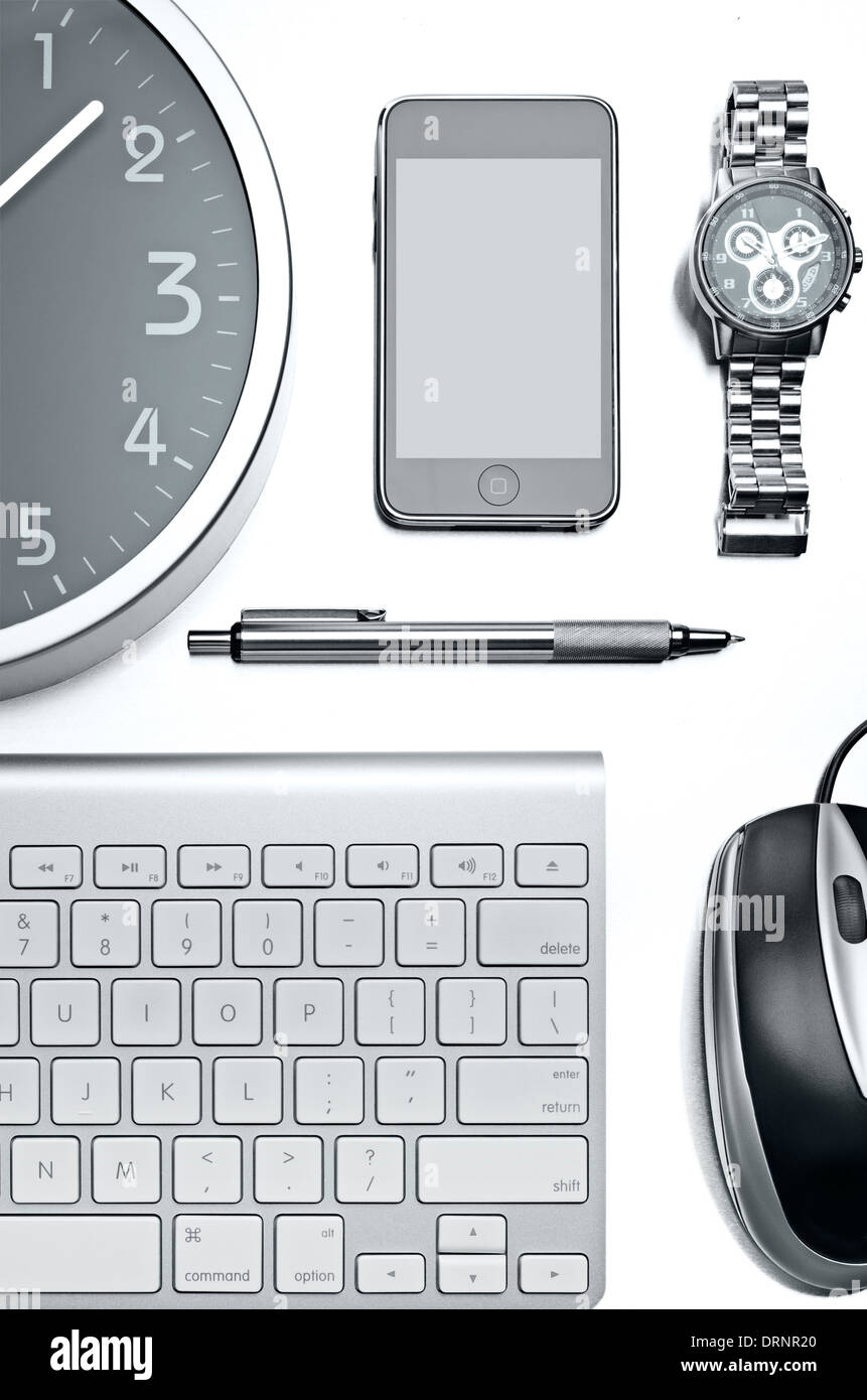 Office technology still life Stock Photo - Alamy