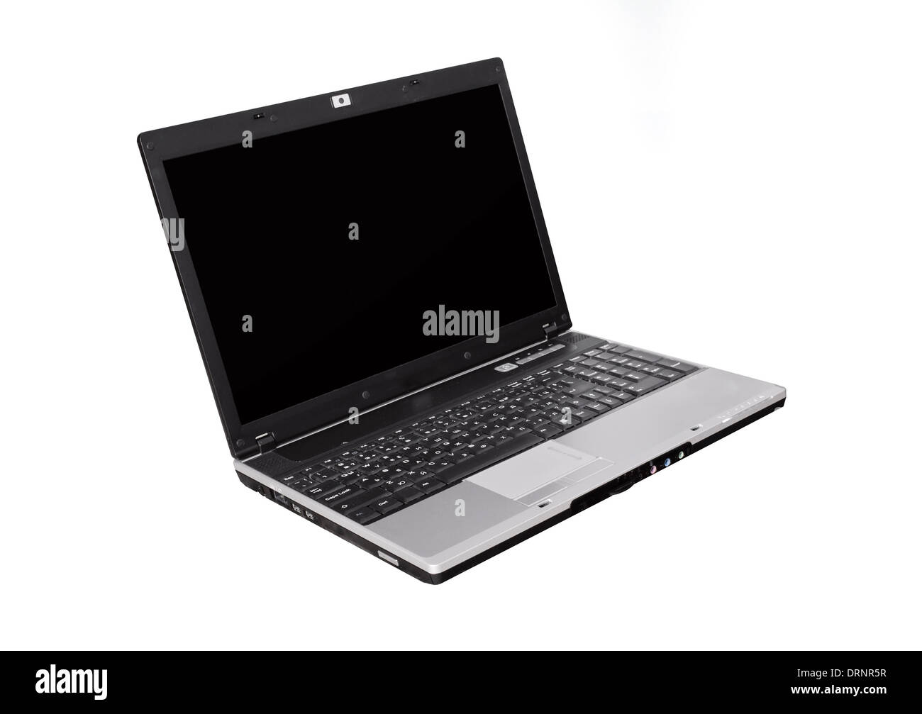 Laptop isolated on white background Stock Photo - Alamy