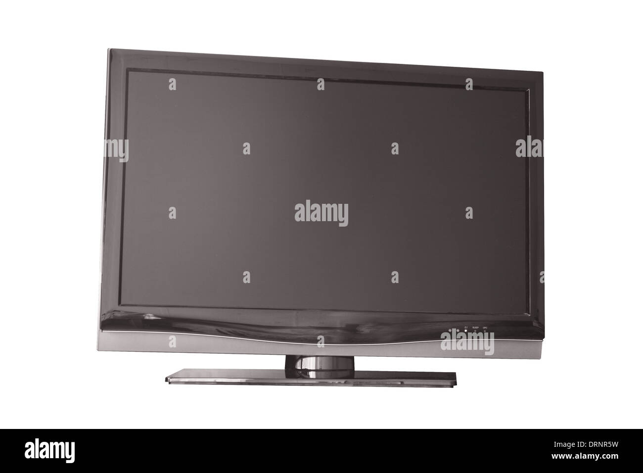 Flat television isolated from white Stock Photo - Alamy