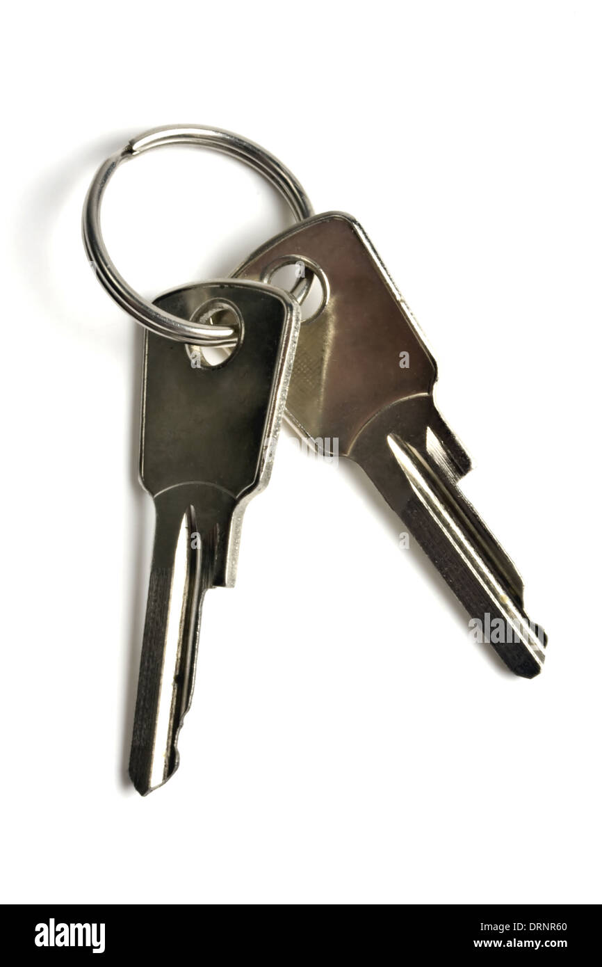 Two keys open door Cut Out Stock Images & Pictures - Alamy