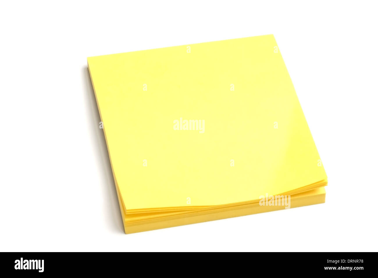 Yellow note paper Stock Photo - Alamy