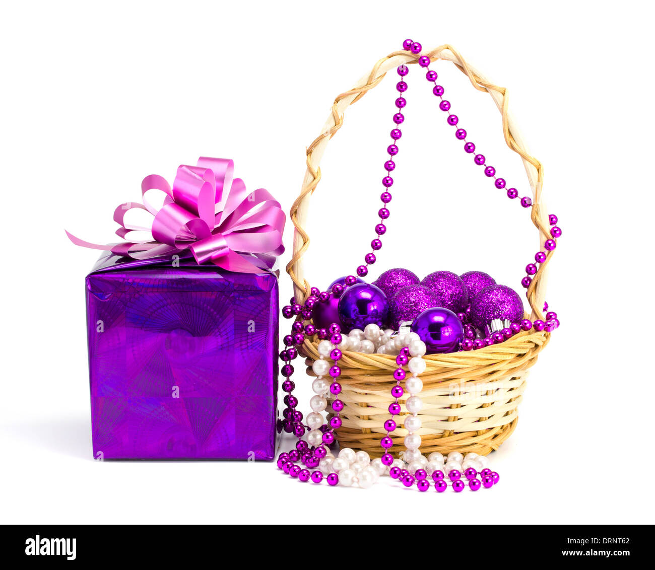 Gift in box fir Cut Out Stock Images & Pictures - Alamy