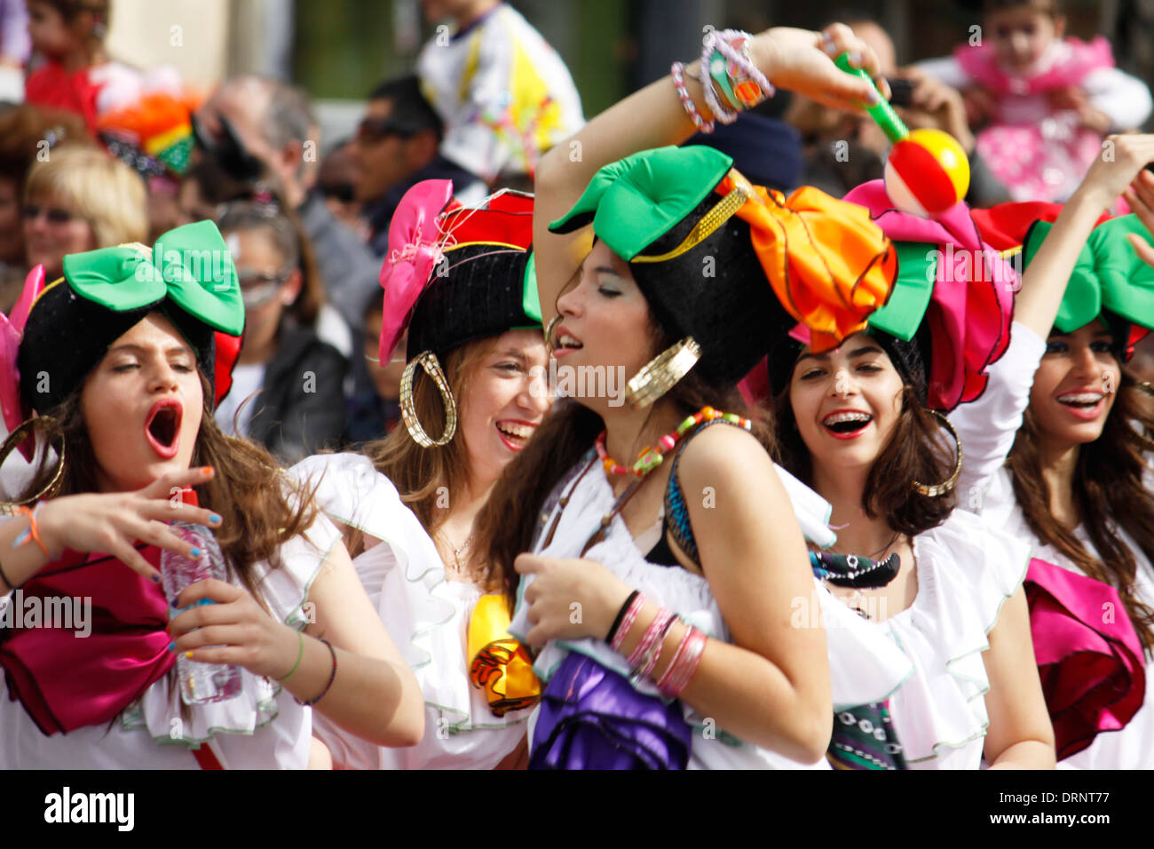 Famous carnival of Limassol, Akrotiri Bay, Cyprus Stock Photo - Alamy