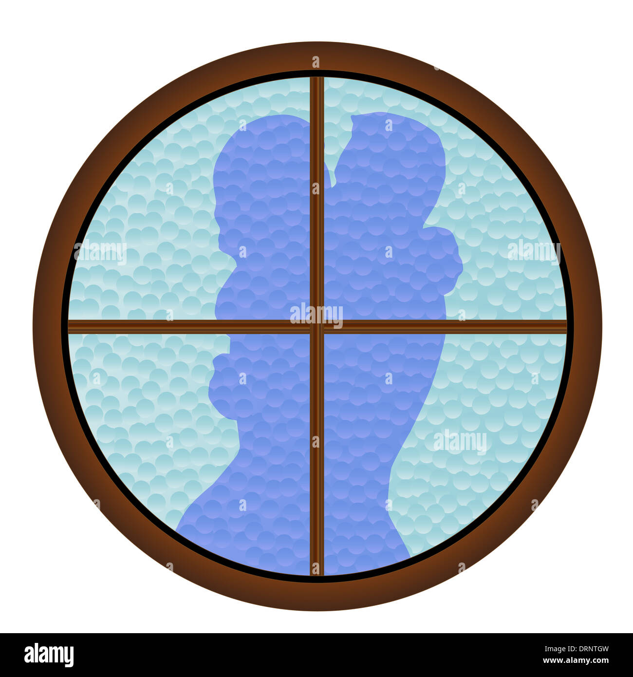Lovers window Cut Out Stock Images & Pictures - Alamy