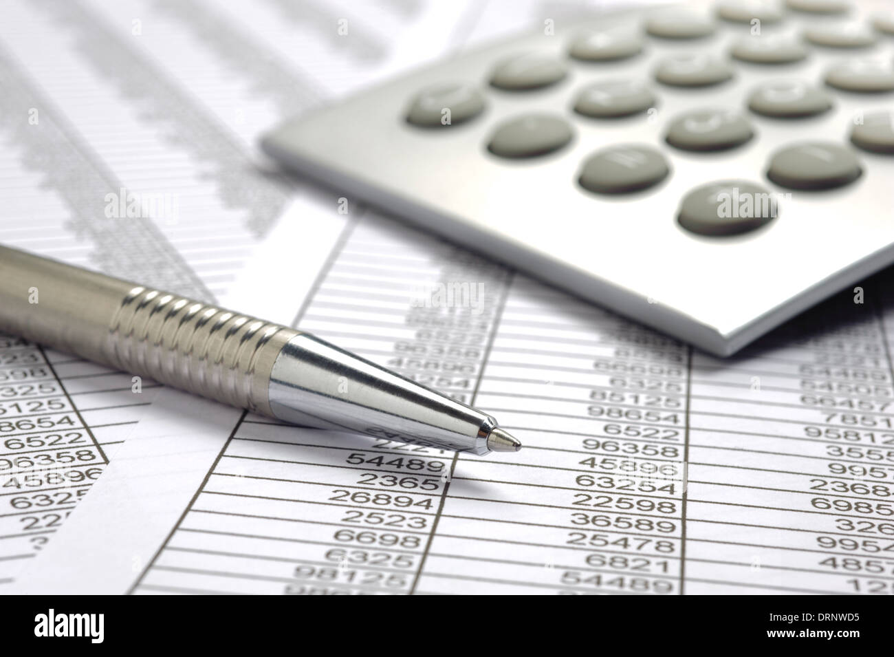 Calculation sheet hi-res stock photography and images - Alamy