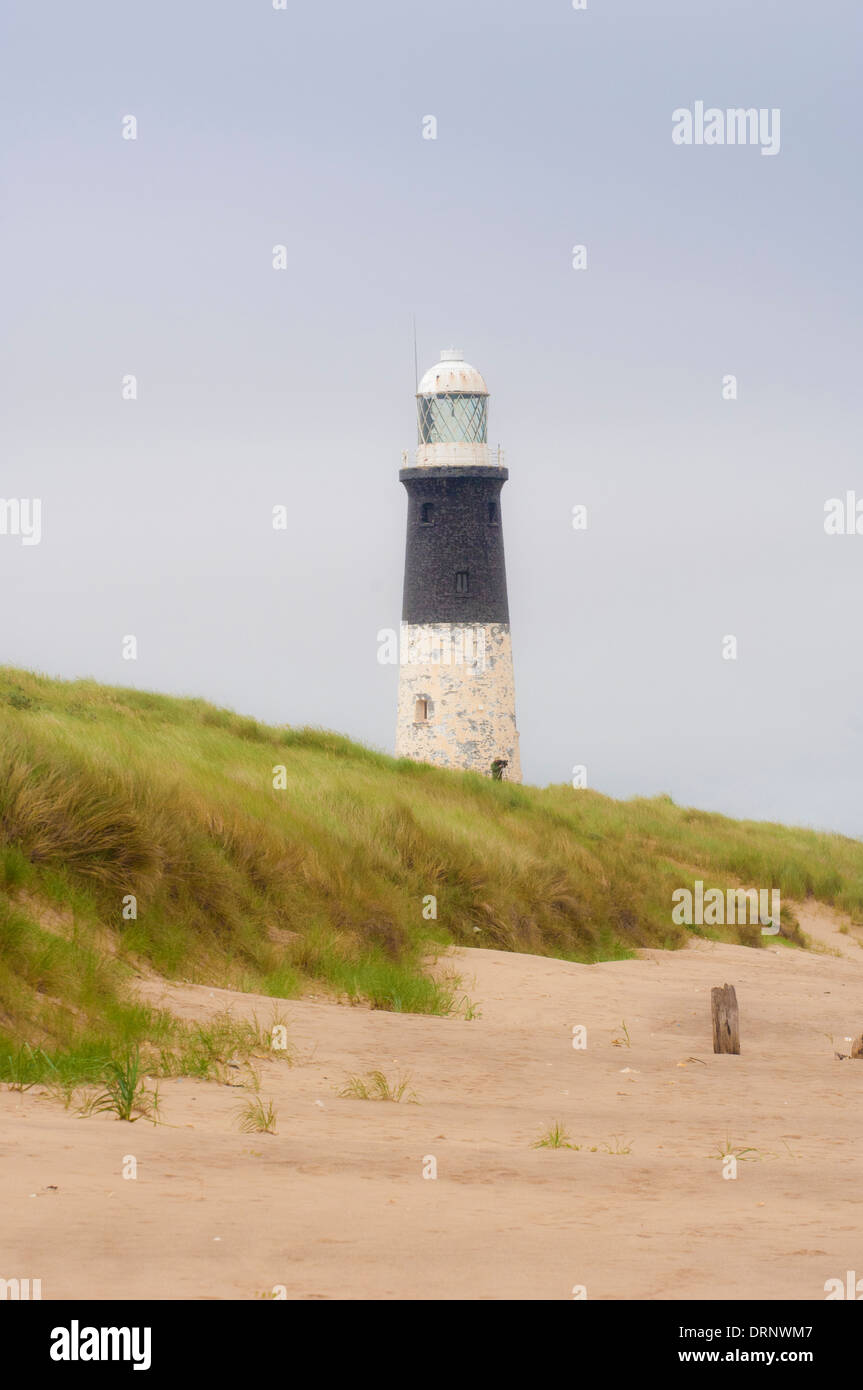 Lighthouse at Spurn Point, Humberside. UK Stock Photo - Alamy