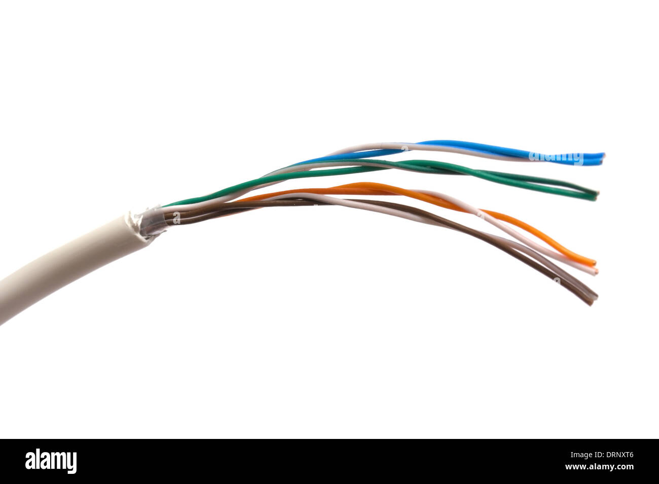 Telecommunications cable Cut Out Stock Images & Pictures - Alamy