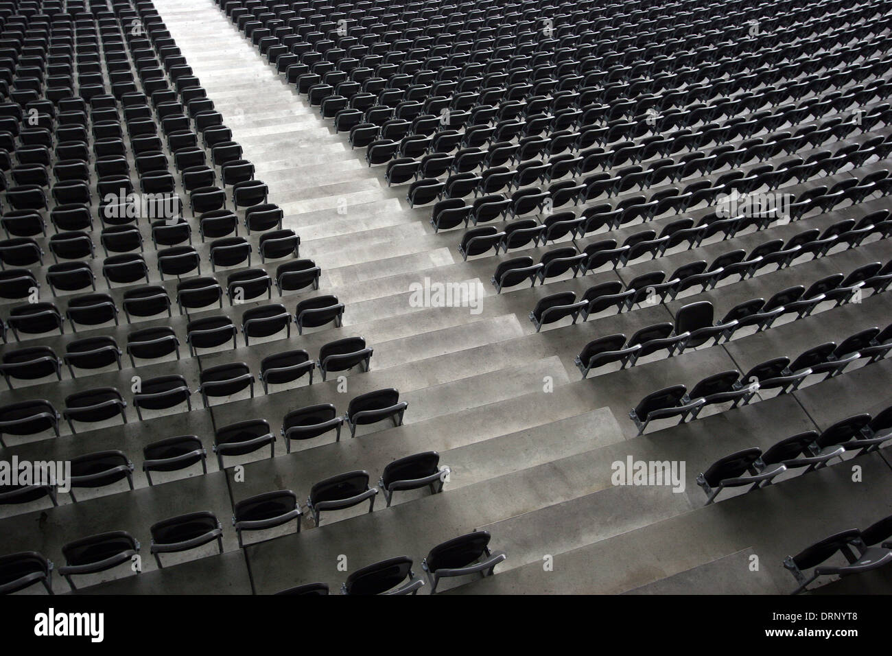 Empty stand in a stadium Stock Photo - Alamy