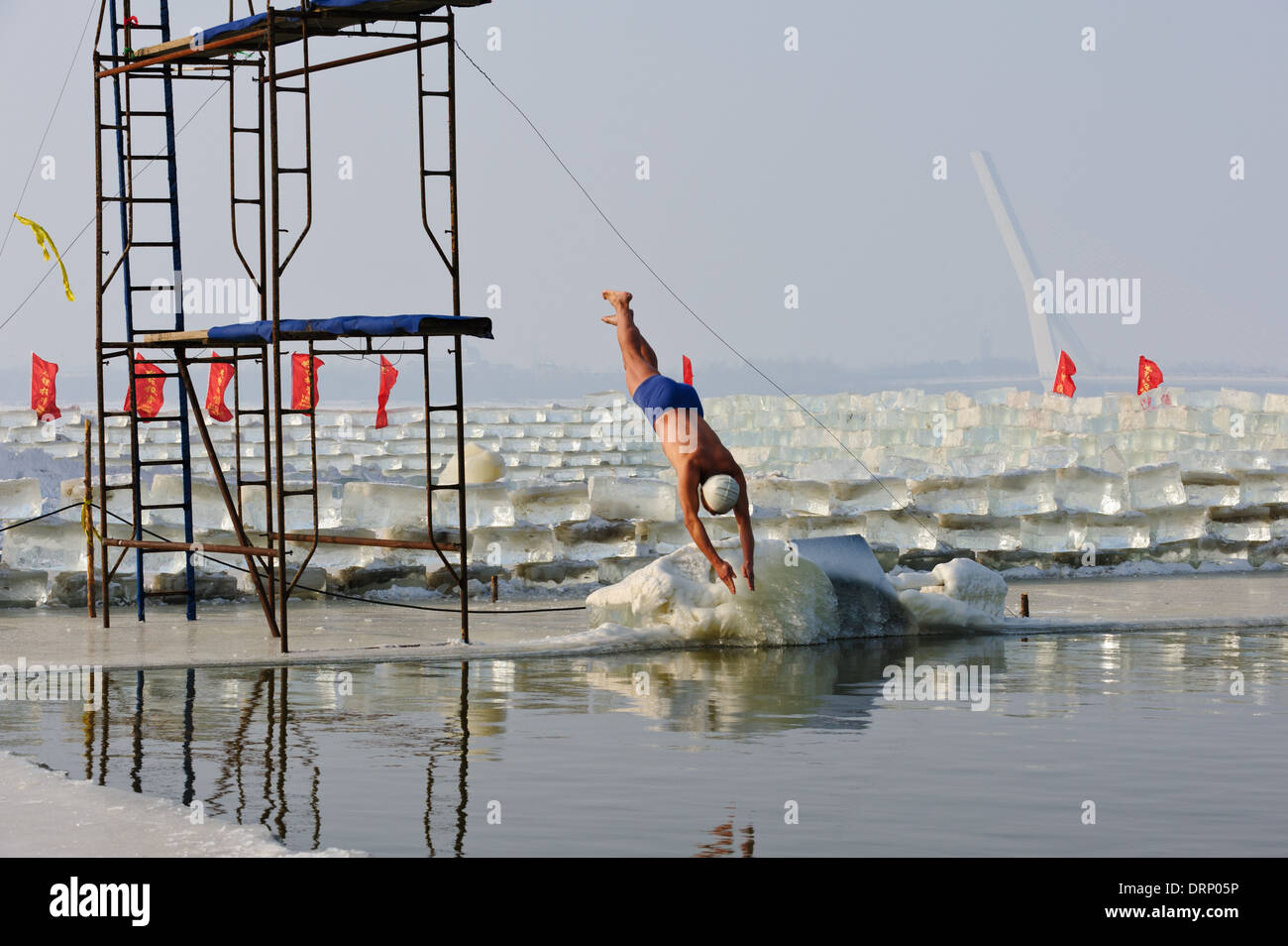 Ice Hole Swimming Man High Resolution Stock Photography and Images - Alamy
