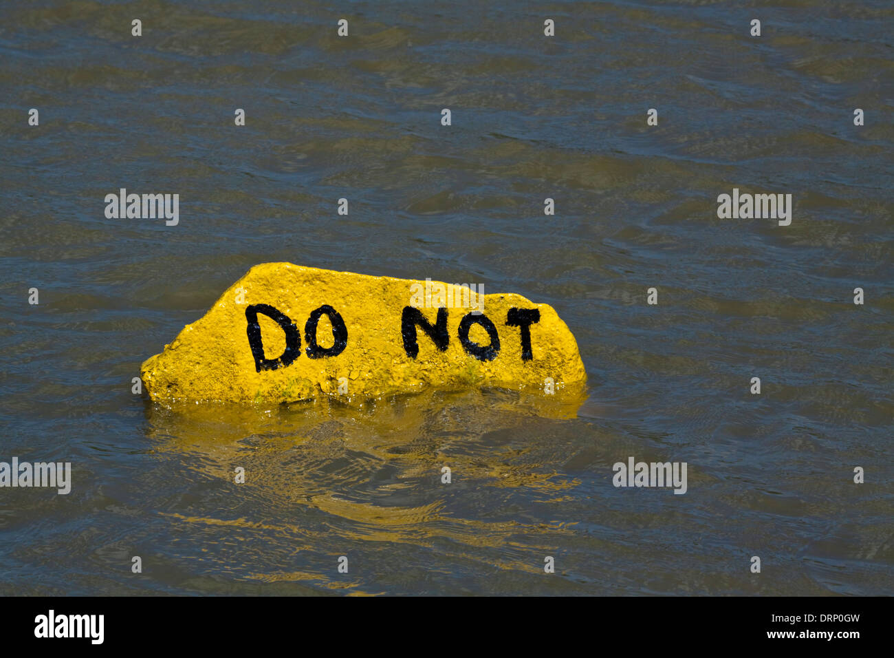 Do Not (Enter) the water - sign in Washington Slagbaai National Park ...