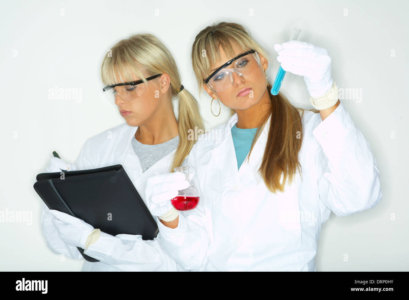 Female in lab Stock Photo - Alamy