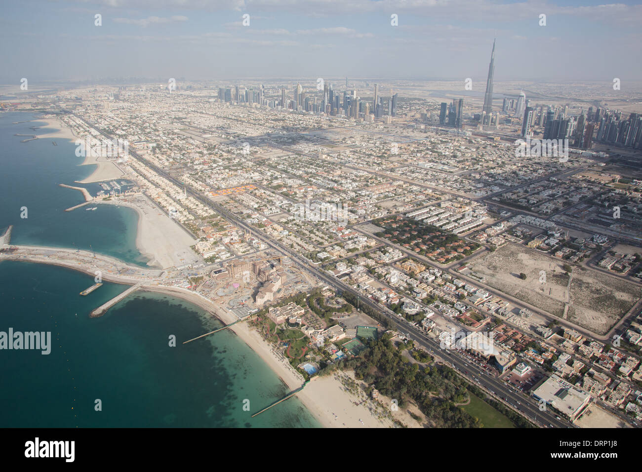 Aerial view of Dubai in the United Arab Emirates Stock Photo - Alamy