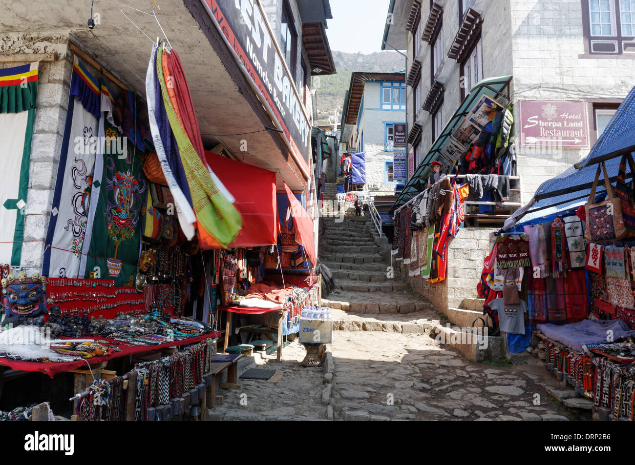 Namche bazaar market hi-res stock photography and images - Alamy