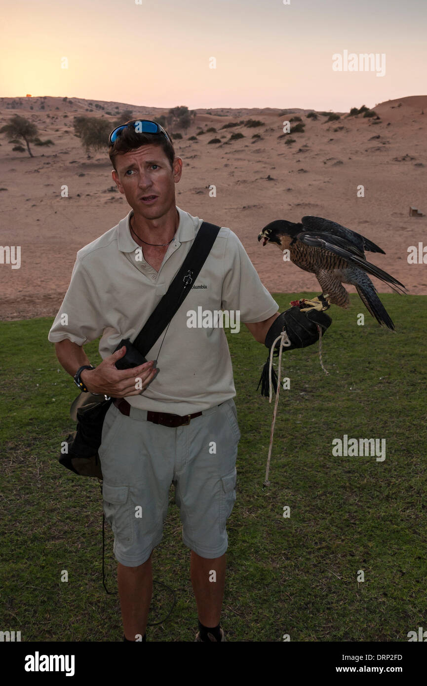 United Arab Emirates Ras Al-Khaimah - November 2013. Al Wadi Falcon ...