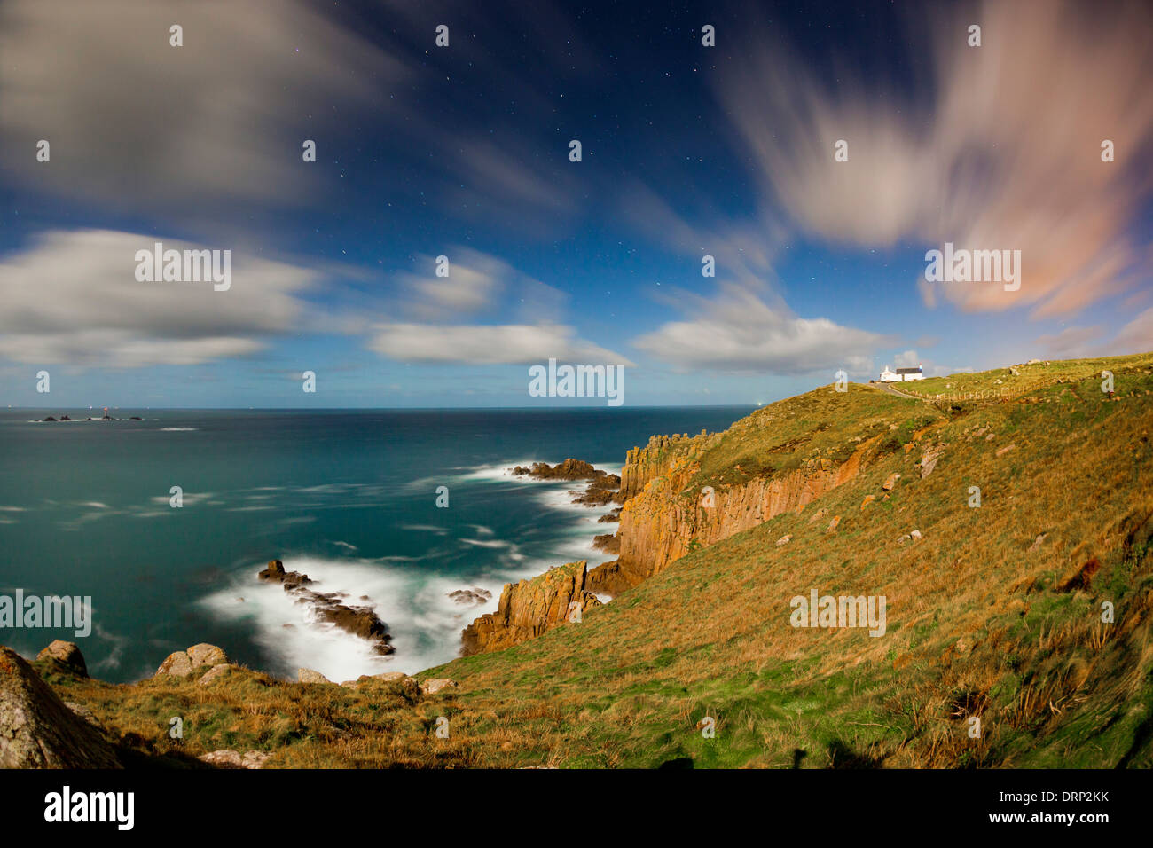 Moonlight coastal scene hi-res stock photography and images - Alamy