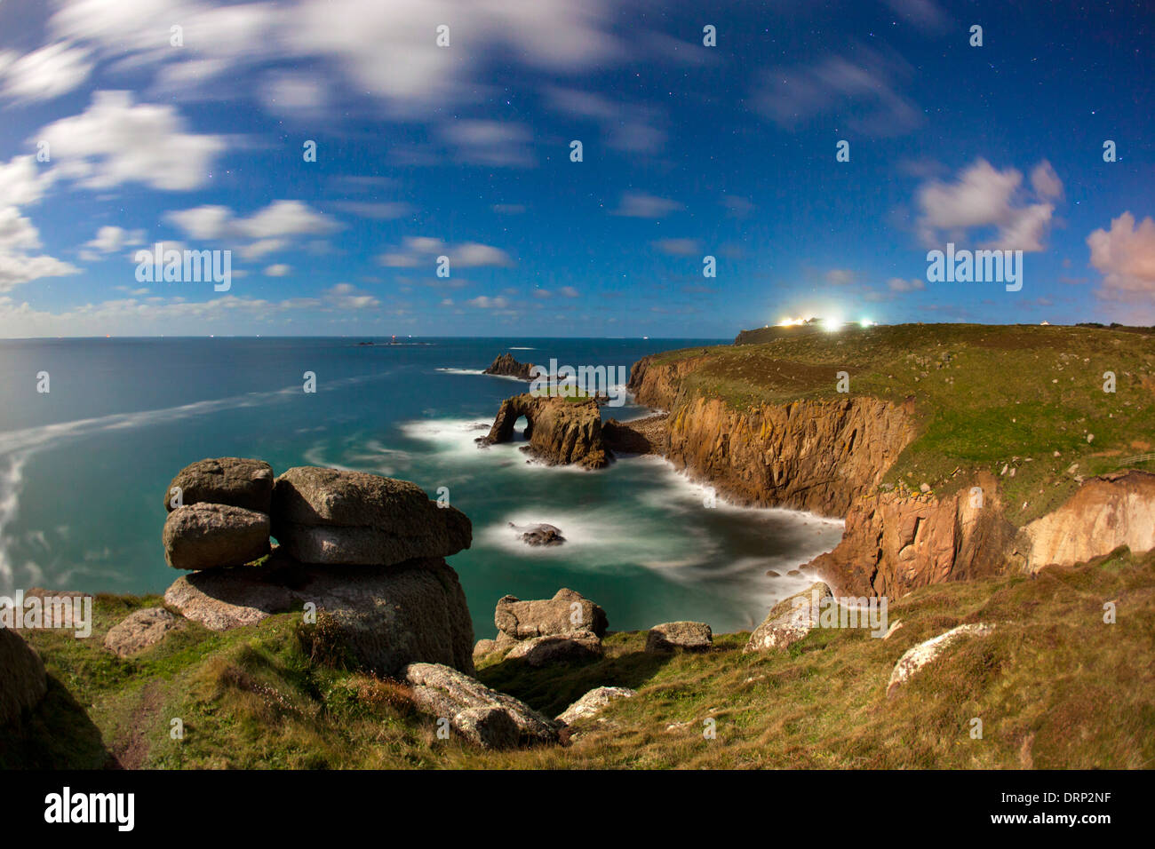 Moonlight night sky stars britain hi-res stock photography and images ...