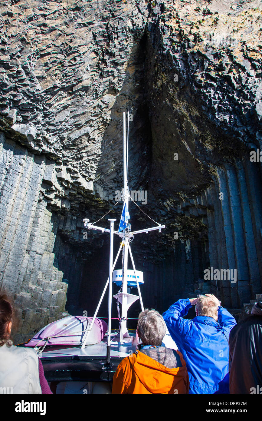 Isle of Staffa, Fingal's cave. Highlands Scotland UK 2013 Stock Photo ...