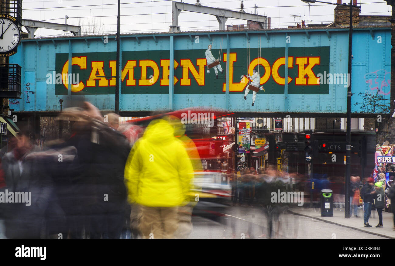 camden lock london camden market sign Stock Photo - Alamy