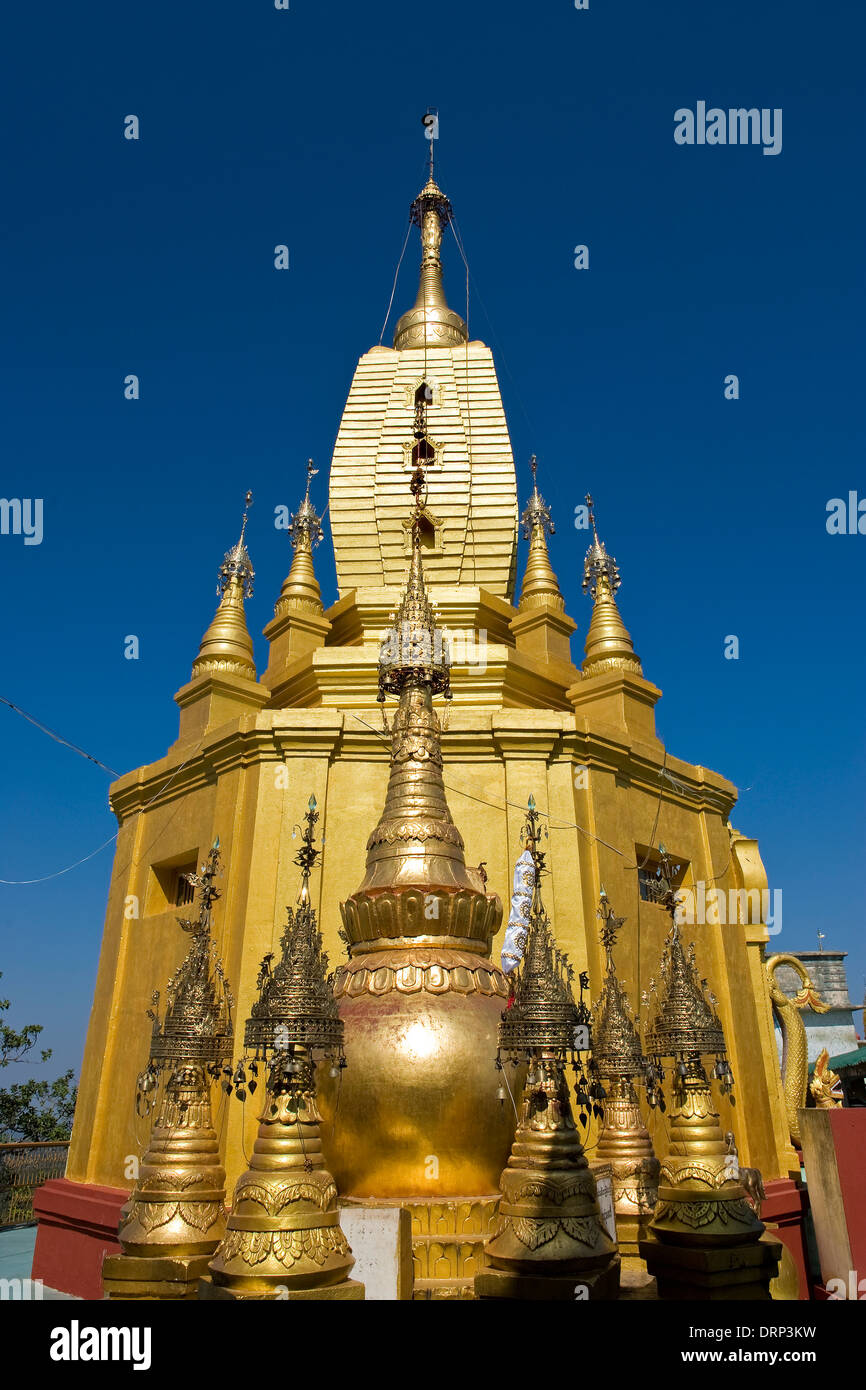 Myanmar, Popa mount, Paya Stock Photo - Alamy