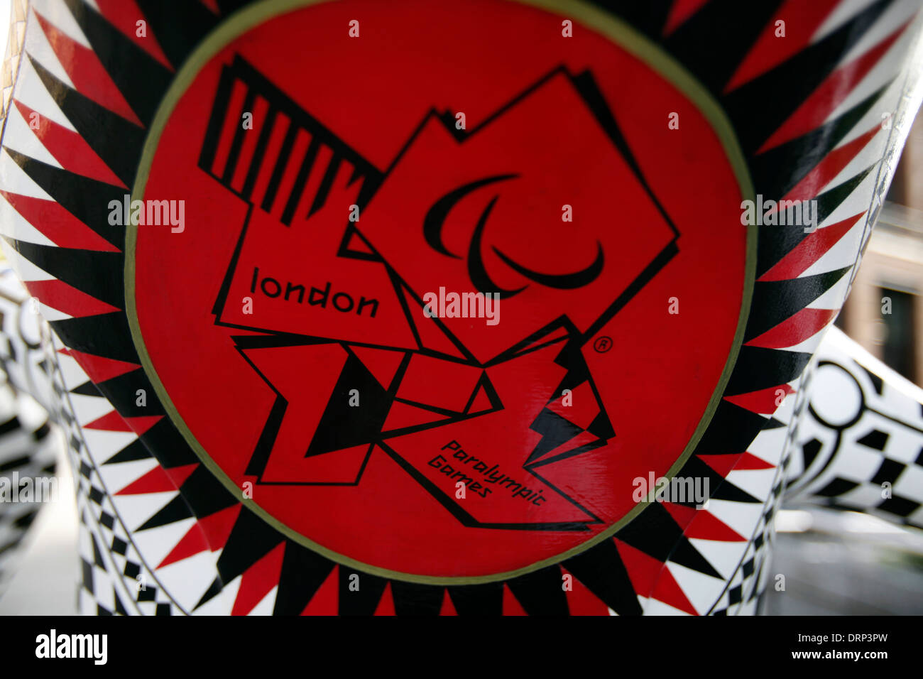 2012 London Olympics and Paralympic signs Stock Photo - Alamy